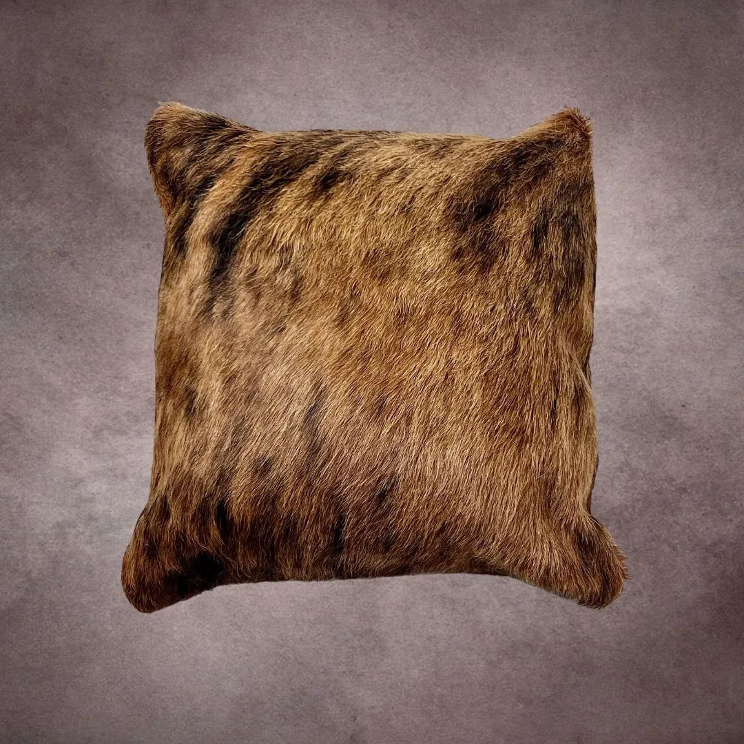Brown Brindle Cowhide Pillow Cover---PL023