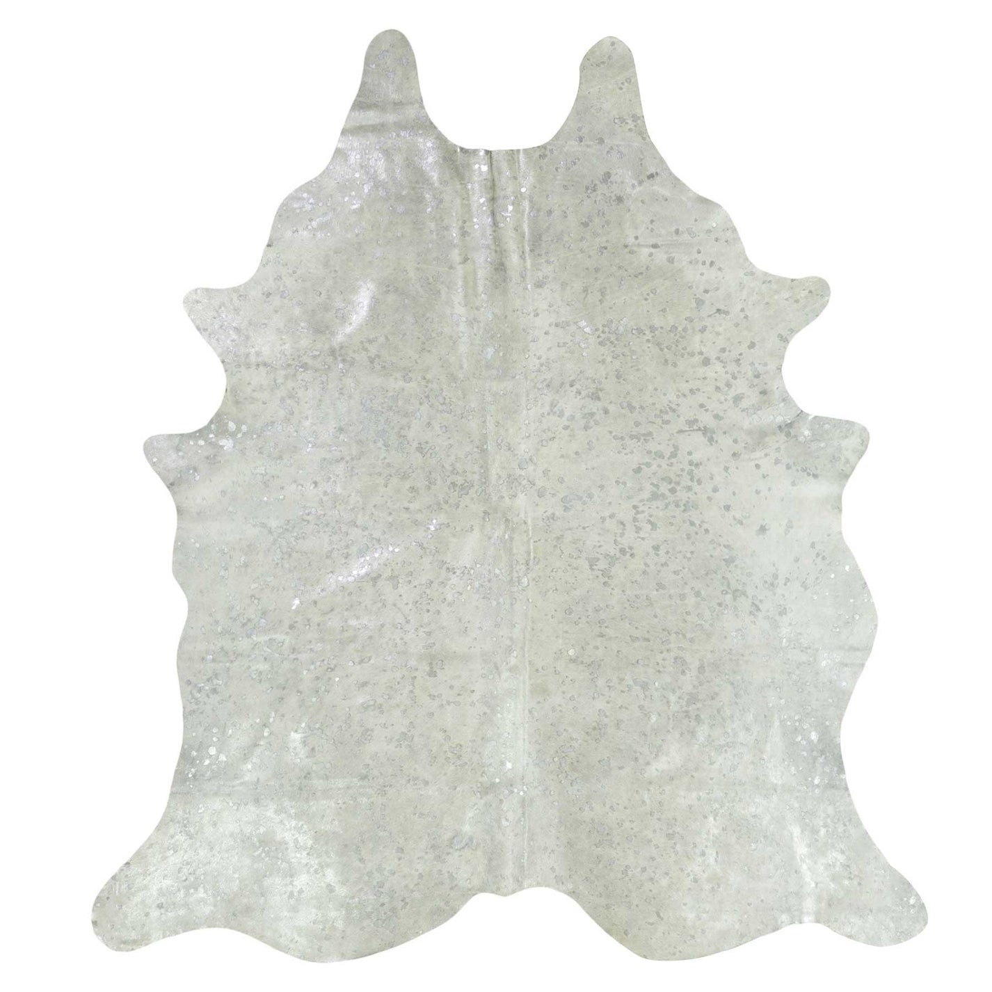 Silver Metallic Cowhide Rug - Rodeo Cowhide Rugs