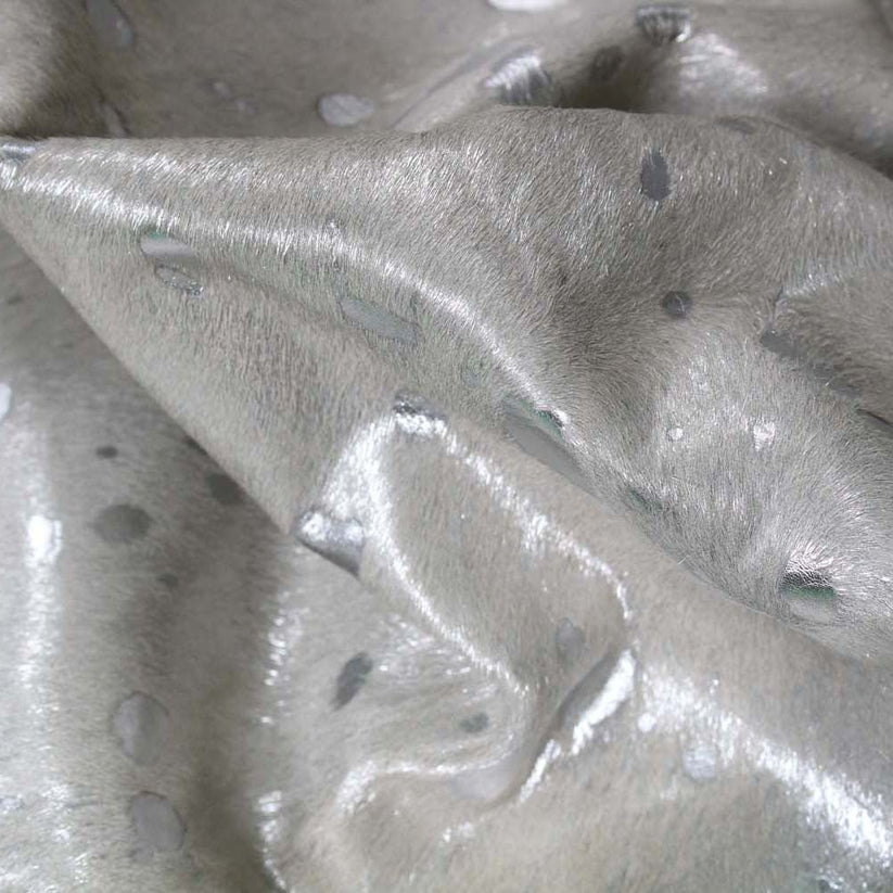 Silver Metallic Cowhide Rug - Rodeo Cowhide Rugs